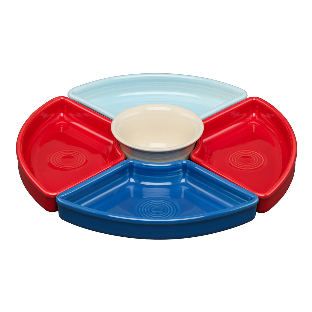 Americana 5-Piece Mixed Colors Entertaining Set 8 1/5 Inch – Fiesta ...