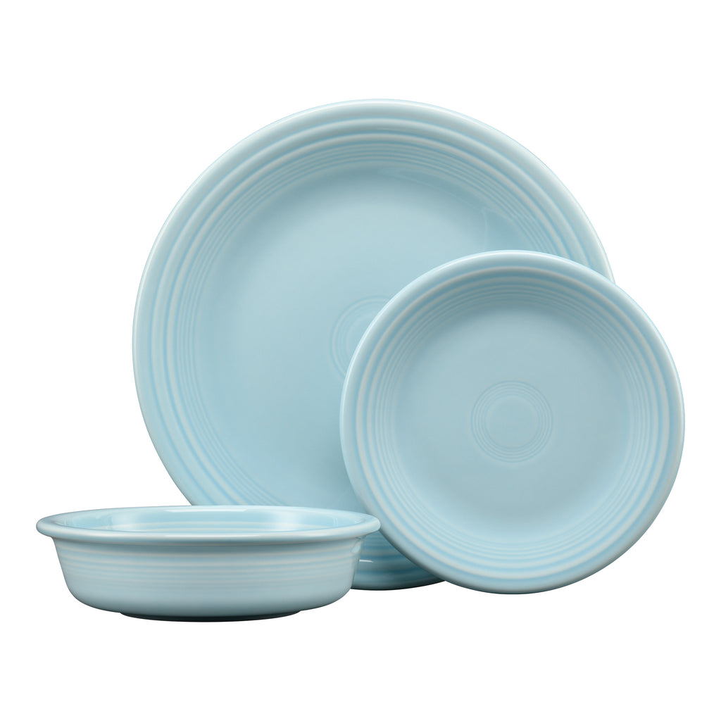 Classic Rim 3-Piece Place Setting, Service for 1 – Fiesta Factory Direct