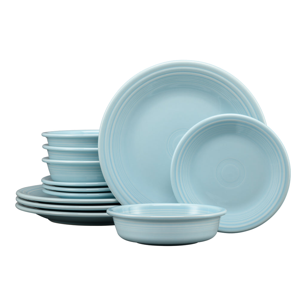 Classic Rim 12-Piece Dinnerware Set, Service for 4 – Fiesta Factory Direct