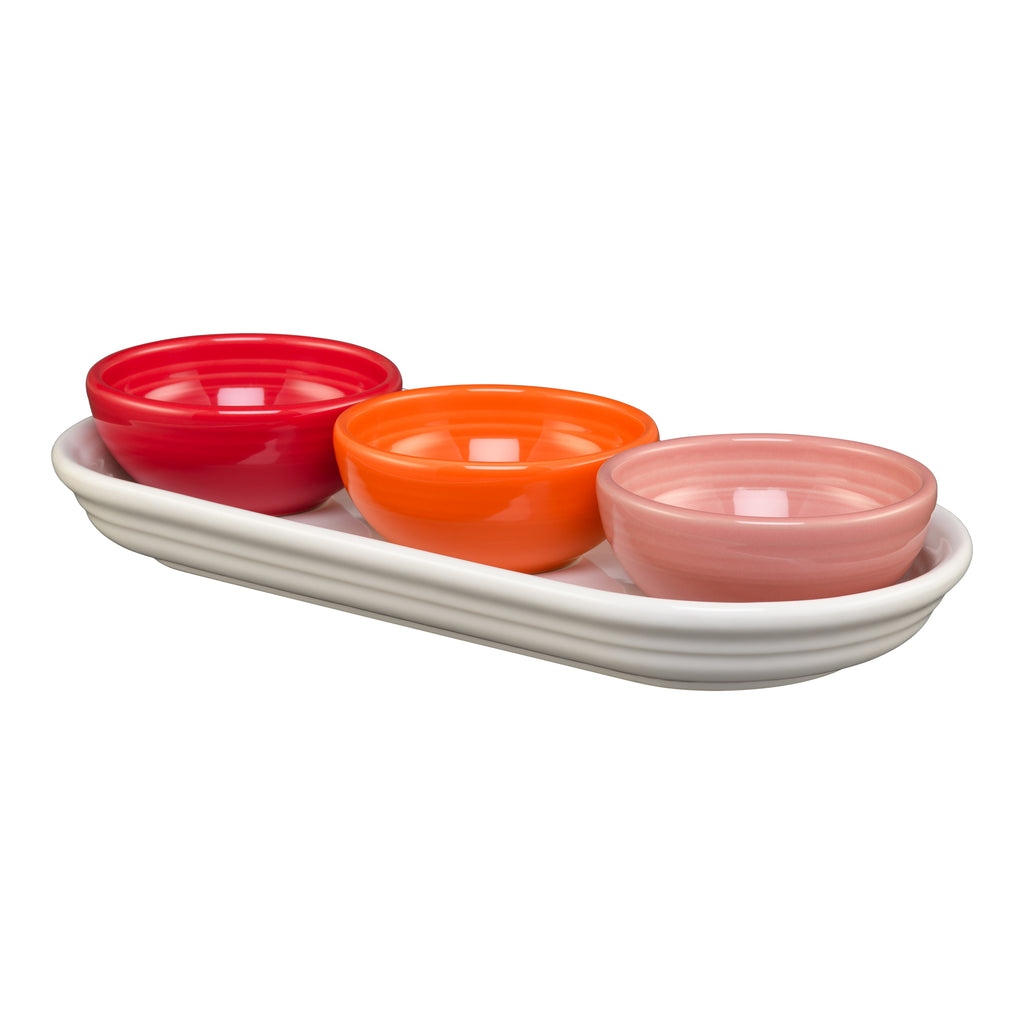 Sunset Horizon Mixed Colors 4-Piece Condiment Set – Fiesta Factory Direct