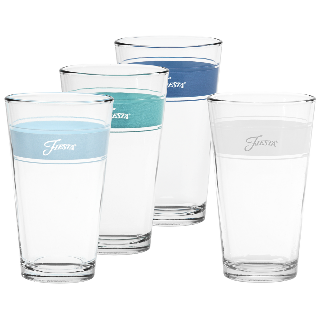 Coastal Blues 16 oz. Frame Cooler Mixed Color - Set of 4 – Fiesta ...
