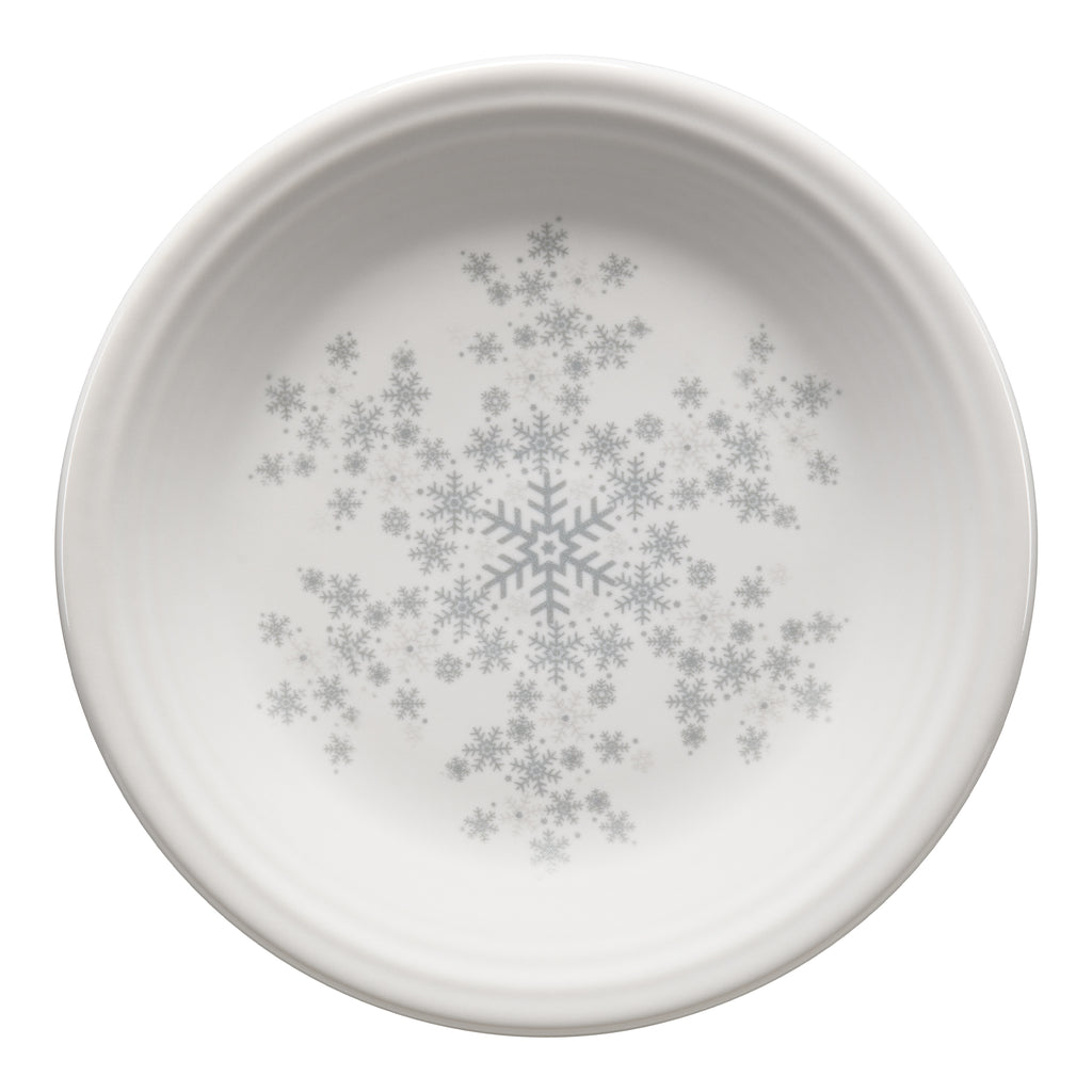 White Snowflake Classic Rim 7 1/4 Inch Salad Plate – Fiesta Factory Direct