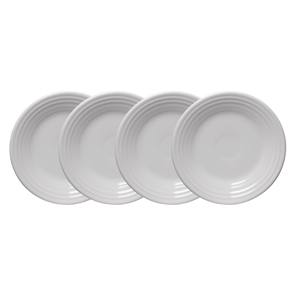 White Classic Rim 9 Inch Luncheon Plate, Set of 4 – Fiesta Factory Direct
