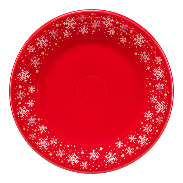 Snowflake Classic Rim 10 1/2 Inch Dinner Plate – Fiesta Factory Direct