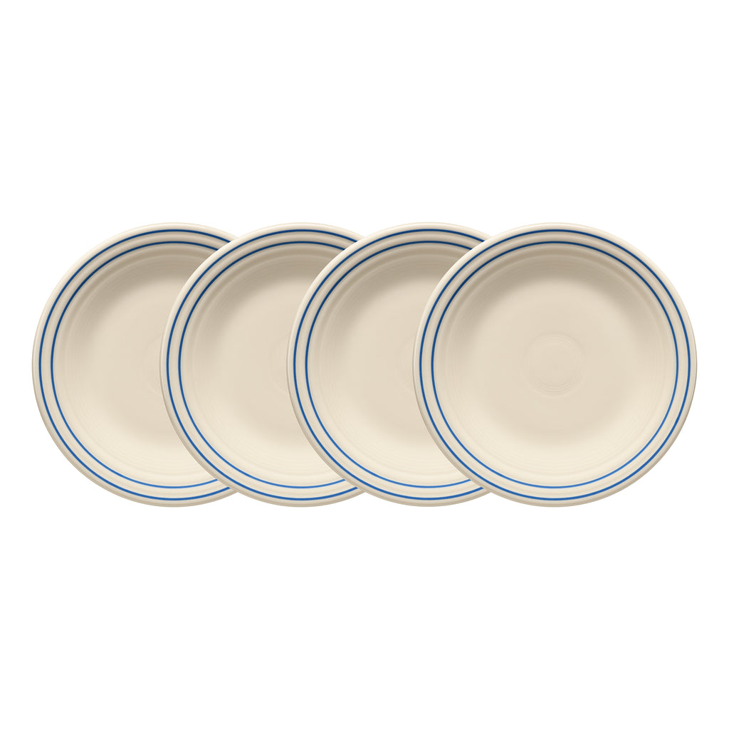Americana Lapis Band Set of 4 Classic Rim 9 Inch Luncheon Plate ...