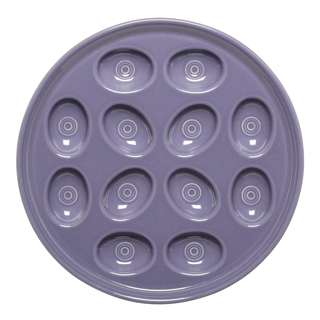 Lavender Round Egg Serving Platter 11 1/4 Inch – Fiesta Factory Direct