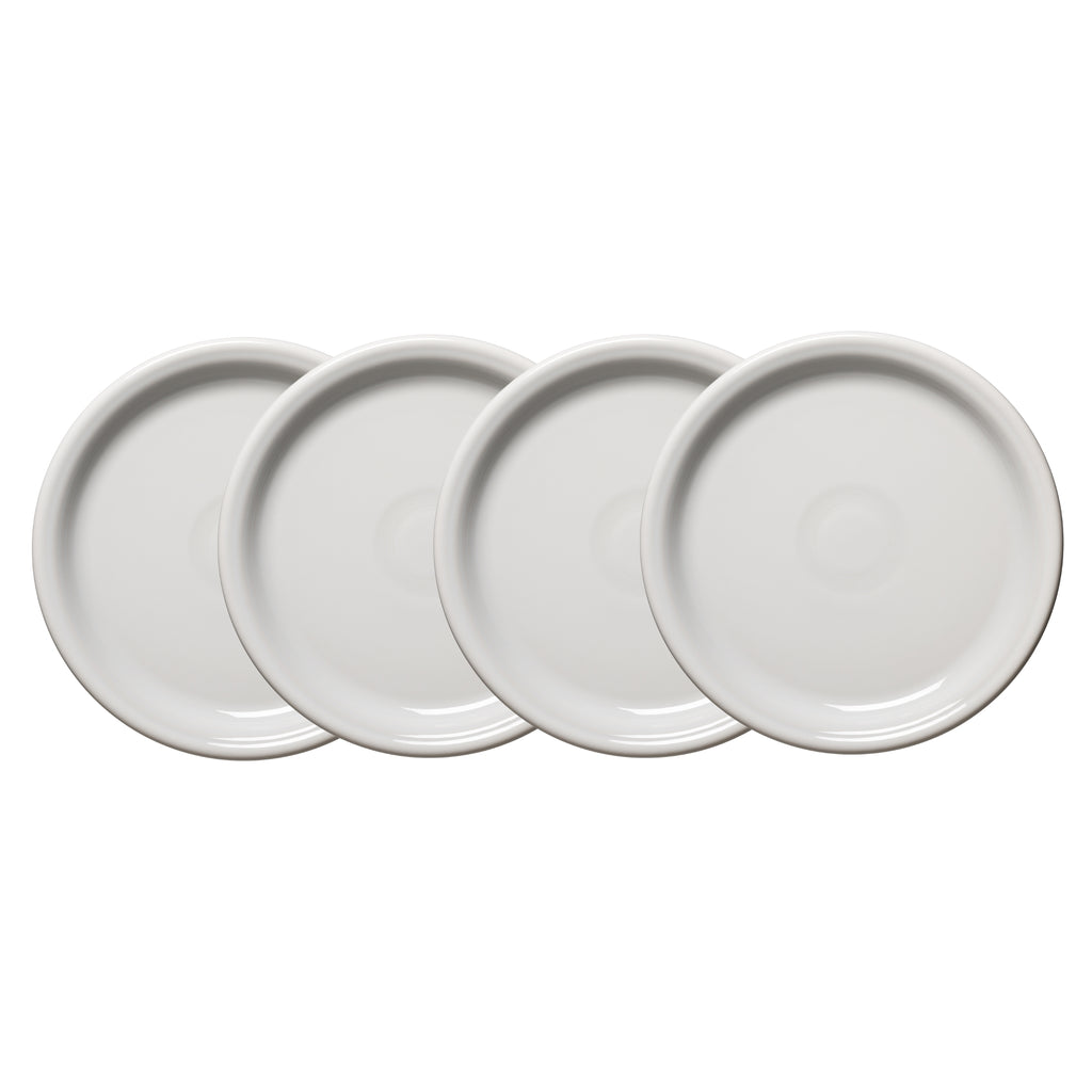 White Bistro Coupe 9 Inch Luncheon Plate, Set of 4 – Fiesta Factory Direct