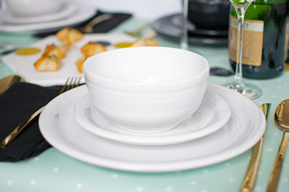 Bistro Coupe 3-Piece Place Setting, Service for 1 – Fiesta Factory Direct