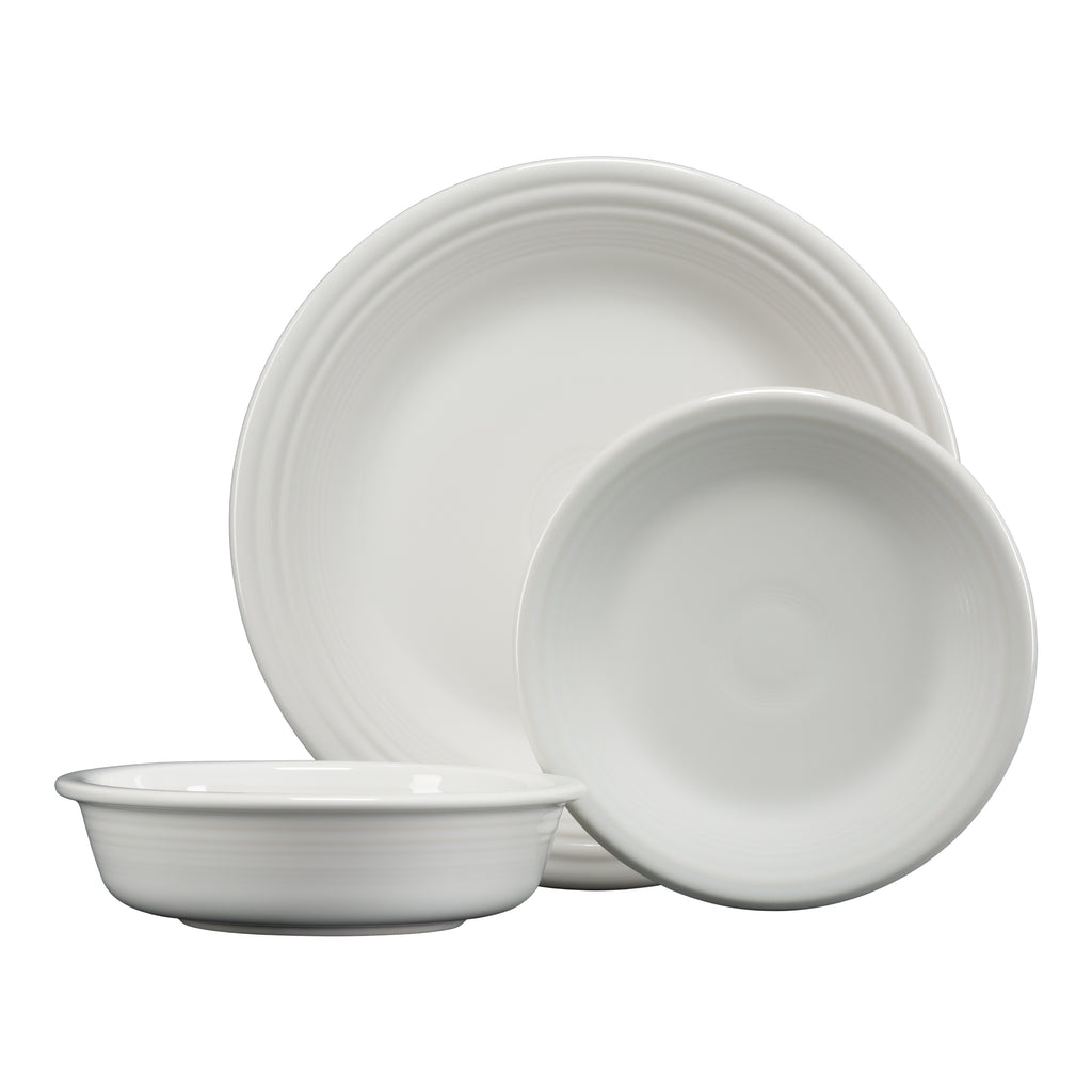 Classic Rim 3-Piece Place Setting, Service for 1 – Fiesta Factory Direct